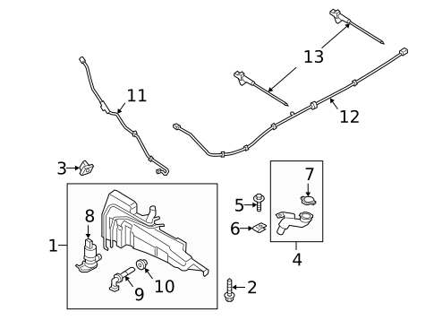 Washer Components for 2020 Ford Escape | Village Ford