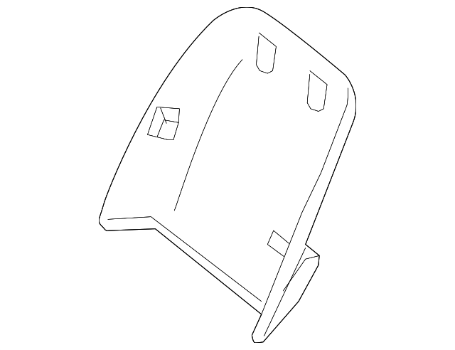 222-920-98-07-9H23 - Seat Back Panel 2014-2020 Mercedes-Benz | Mercedes ...