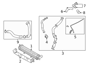 28270-2M600 - Inter-Cooler - 2021-2023 Hyundai Elantra | World OEM ...