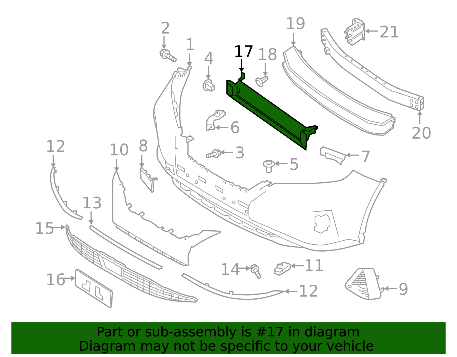 62330-9HS0A - Radiator Shutter Assembly 2015-2024 Nissan | Nissan Parts ...