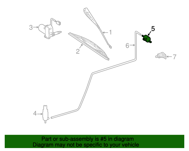 000-860-10-62 - Windshield Washer Check Valve 2002-2018 Mercedes-Benz ...