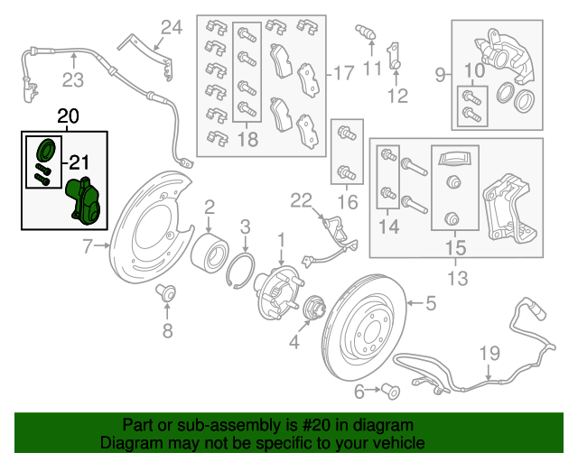 2013-2017 Land Rover Parking Brake Actuator LR036573 | Sacramento Land ...