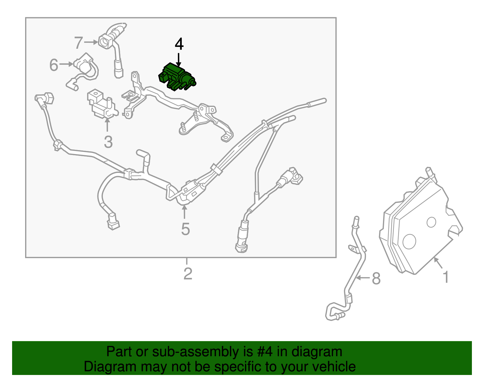 2014-2025 Cadillac Turbocharger Wastegate Regulator Solenoid Valve ...
