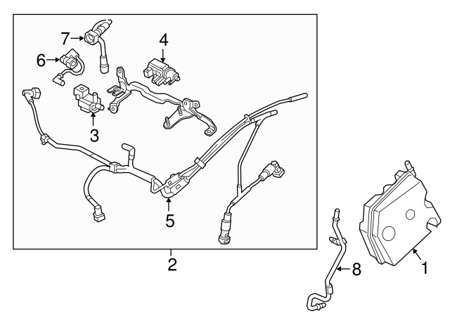 12665777 - Turbocharger Wastegate Regulator Solenoid Valve 2014-2023 ...