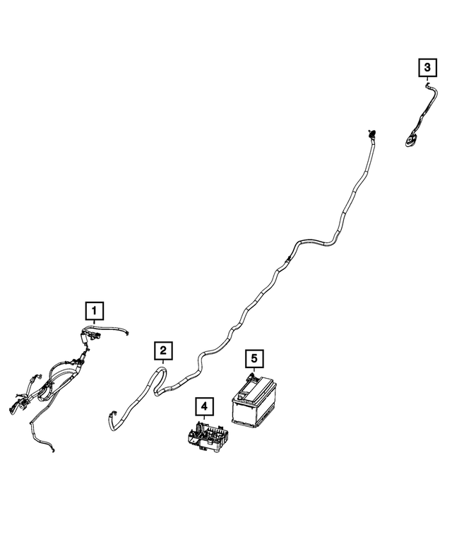 2022-2023 Jeep Wagoneer Battery Wiring 68482704AC | Mopar eStore