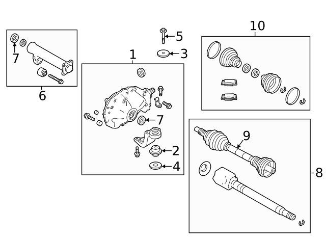 2005-2022 Land Rover Drive Axle Shaft Seal TZB500050 | JaguarParts.com
