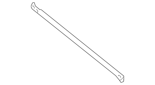 2015 GM Black Front End Sheet Metal Diagonal Brace 23487736 GM ...