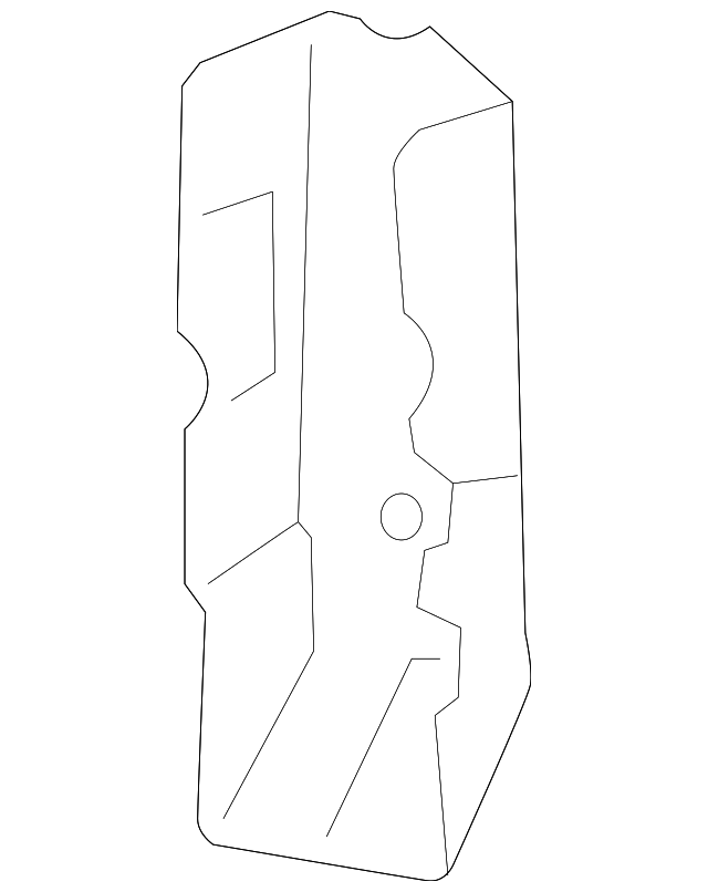 2015-2022 GM Passenger Side Front End Upper Tie Bar Support 22900099 GM ...