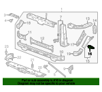 2015-2022 GM Front Fender Front Brace 22900167 GM | GMPartsDirect.com