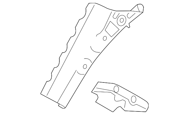 2015-2022 GM Driver Side Front End Upper Tie Bar Support 23217549 ...