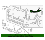 2015-2022 GM Driver Side Front End Upper Tie Bar 23214540 GM ...