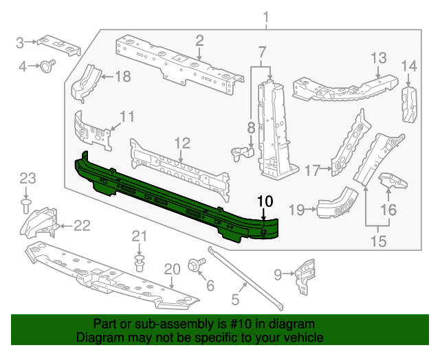 23495496 Bar - New OEM Part From GM Parts Direct | GM Parts Store