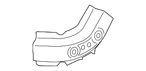 2015-2022 GM Front End Upper Tie Bar Reinforcement 22900109 GM ...