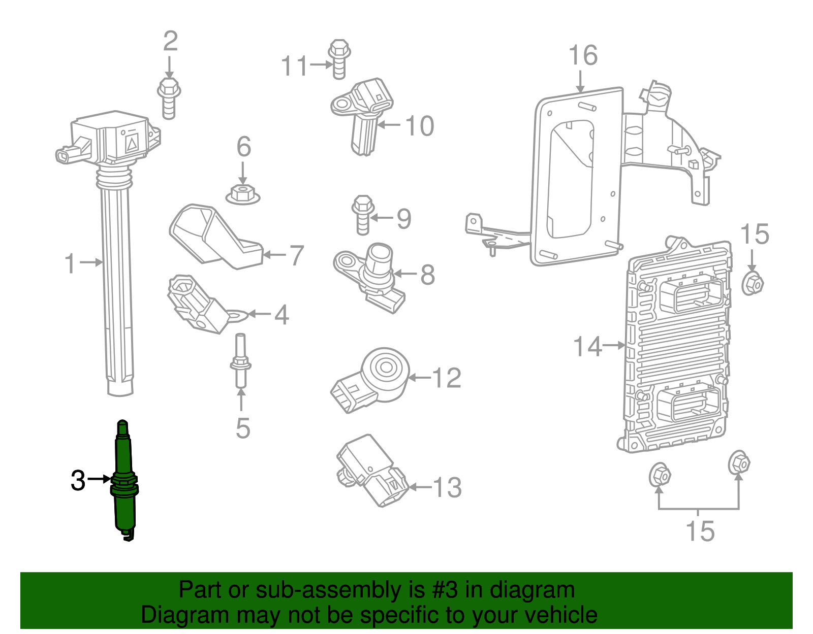 2013-2023 Mopar Spark Plug SP148183AD | Mopar Parts Canada