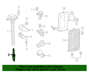 2013-2023 Mopar Spark Plug SP148183AD | Mopar Parts Canada