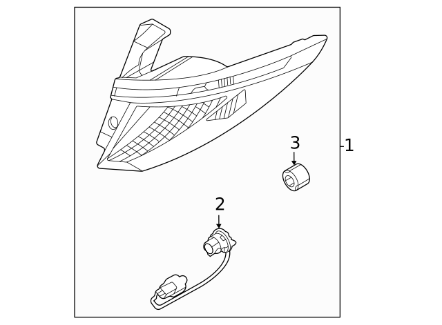 Genuine OEM Tail Lamp Assembly Part# 92401-CW100 Fits 2022-2024 Hyundai ...