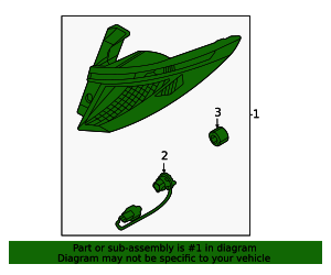 2022-2024 Hyundai Tucson Tail Lamp Assembly 92401-CW100 | Retail ...