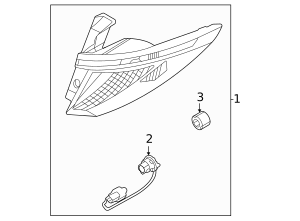 Genuine Tail Lamp Assembly for 2022-2024 Hyundai Tucson | Part# 92402 ...