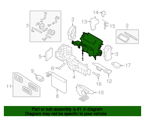 64119291191 - 2014-2019 BMW Case Assembly (64-11-9-291-191) | BMW of ...