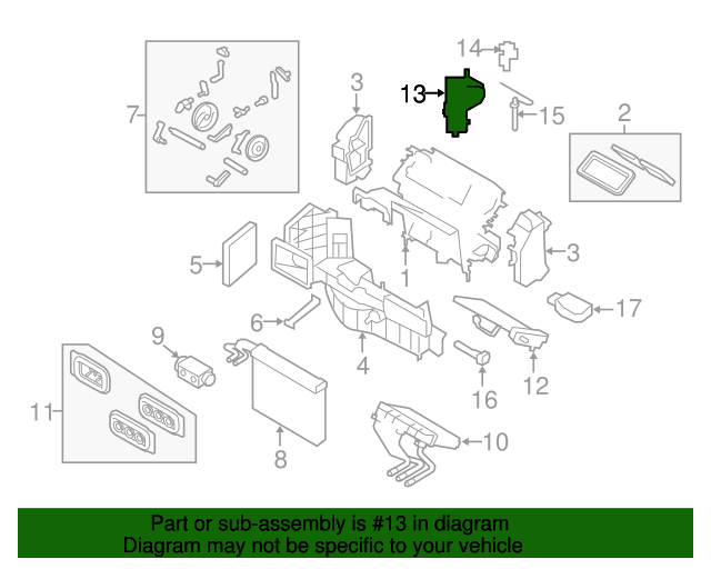 64119291177 - 2014-2019 BMW Blower Motor (64-11-9-291-177) | BMW of ...