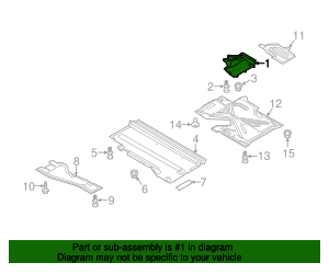 2009-2016 Audi Front Shield 8K0-825-202-A | OEM Parts Online