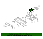 2009-2016 Audi Front Shield 8K0-825-202-A | OEM Parts Online