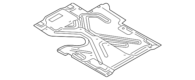 2009-2016 Audi Center Shield 8K0-825-209-A | Audi Parts