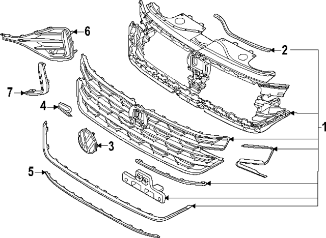 2024 Volkswagen Vent Grille 3CM-853-666-A-041 | OEM Parts Online