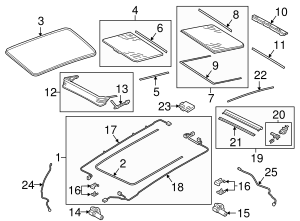 2018-2020 Audi Air Deflector Mount Kit 3G9-898-671-A | Audi OEM Parts