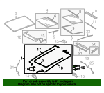 2018-2024 Audi Sunroof Frame 80A-877-049-F | Audi USA Parts