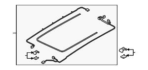 2018-2024 Audi Sunroof Frame 80A-877-049-F | Audi USA Parts
