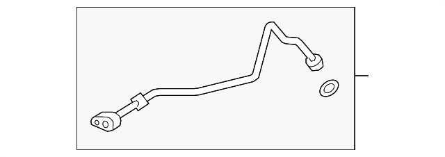 32412284413 - 2012-2019 BMW Power Steering Pressure Hose (32-41-2-284 ...