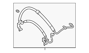 32-41-2-284-412 - Power Steering Pressure Hose - 2012-2019 BMW | Buy ...