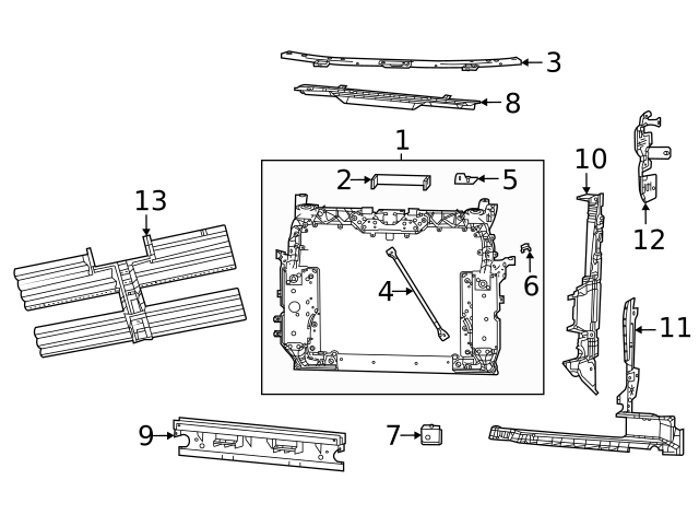 2021 Jeep Grand Cherokee L Seal 68488848AB | TascaParts.com