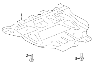 3Q0-825-235-A - Radiator Support Splash Shield 2019-2024 Audi S3 ...