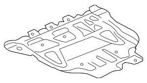 3Q0-825-235-A - Splash Shield 2019-2024 Audi S3 | Audi OEM Parts