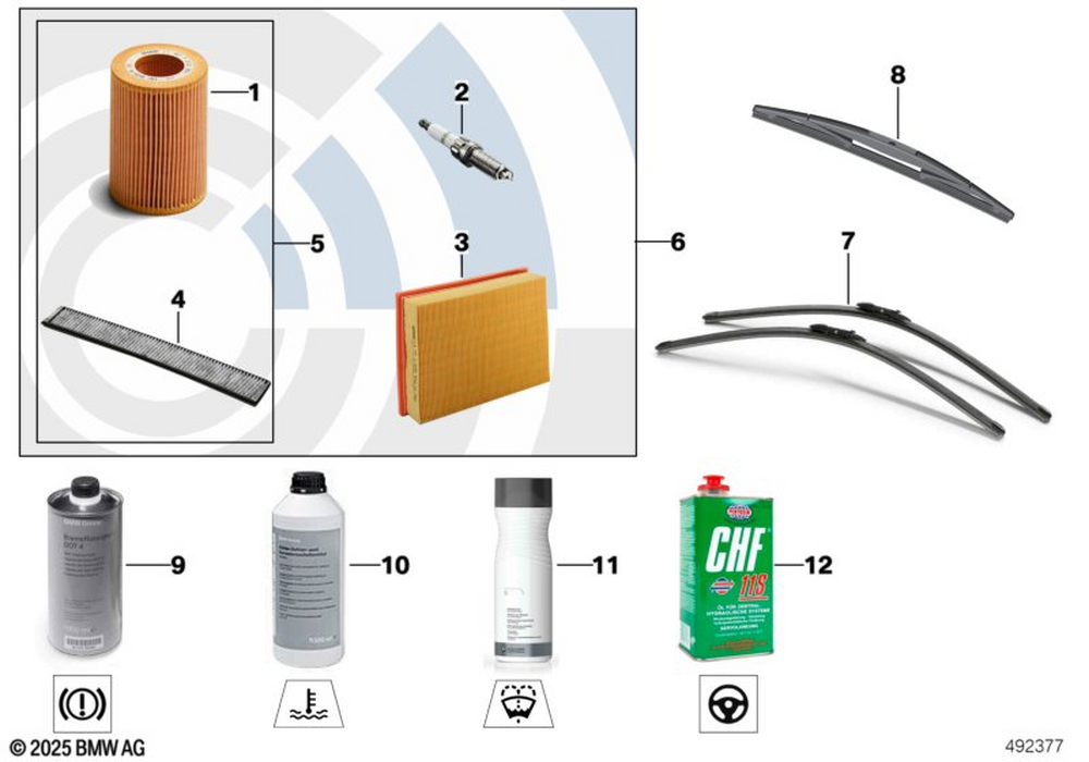 2000-2006 BMW Air Filter Element 13721744869 | Retail Performance Auto ...