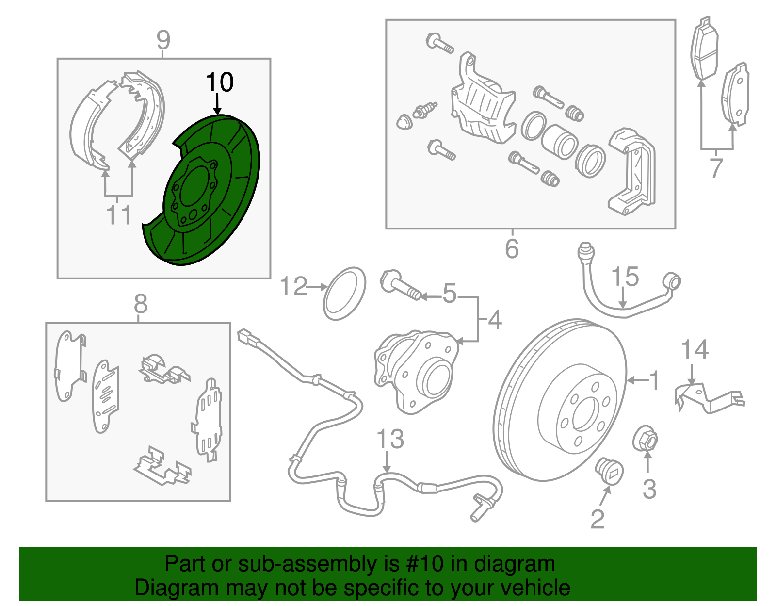 2014-2024 Nissan Splash Shield 44030-3JA0C | Nissan Parts Central
