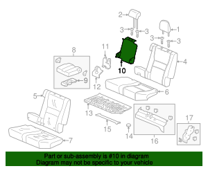 2017-2021 Honda Ridgeline Back Panel 82188-SJC-A01ZH | OEM Parts Online