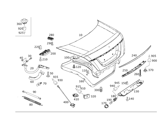 203-750-00-97 - Buffer 1998-2021 Mercedes-Benz | Mercedes-Benz USA Parts