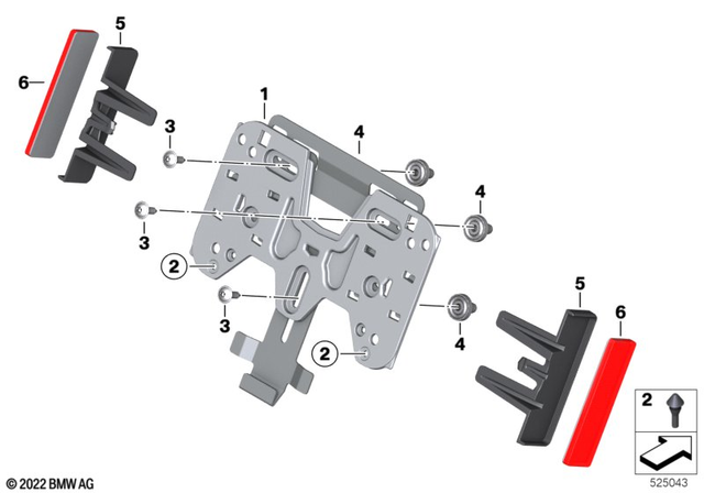 51181852299 - Plug-In Nut 1998-2023 BMW-Motorrad | BMW Motorrad USA