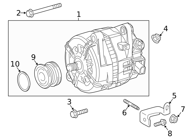 2018-2022 Lexus Alternator 27060-31410 | OEM Parts Online