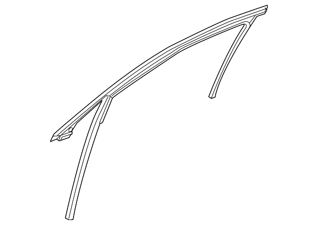 2013-2020 Mercedes-Benz Window Guide Rail 222-725-02-25 | Mercedes-Benz ...