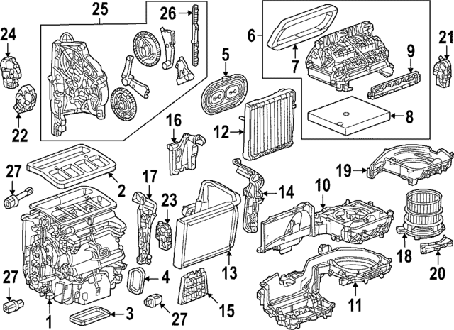 2022-2024 GM Evaporator Core 87846570 | OEM Parts Online