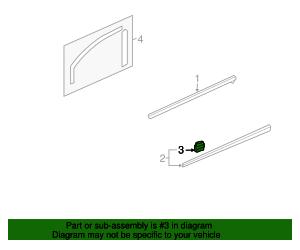 75305-S0A-003 - Clip, Side Protector - 1999-2011 Honda | Genuine Honda ...