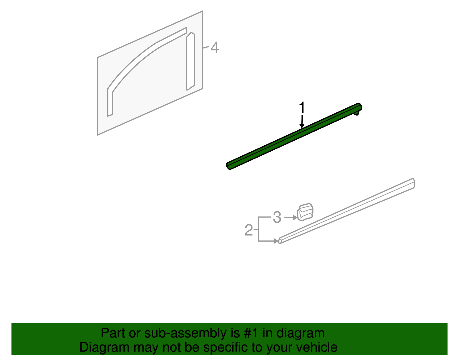 72450-SNE-A02 - 2009-2011 Honda Civic - Molding Assembly L Front Door ...