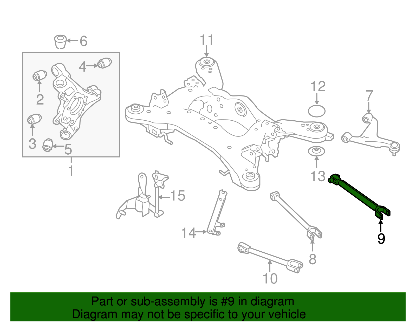 2011-2020 Infiniti Lateral Arm 55120-1MA0D | Infiniti OEM Parts Online
