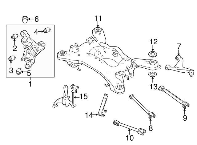 2013-2020 Infiniti Upper Control Arm 55502-1MA0C | OEM Parts Online