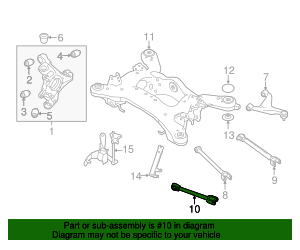 551A0-1MA0D (551a01ma0d) - 2011-2020 Infiniti Lower Control Arm ...