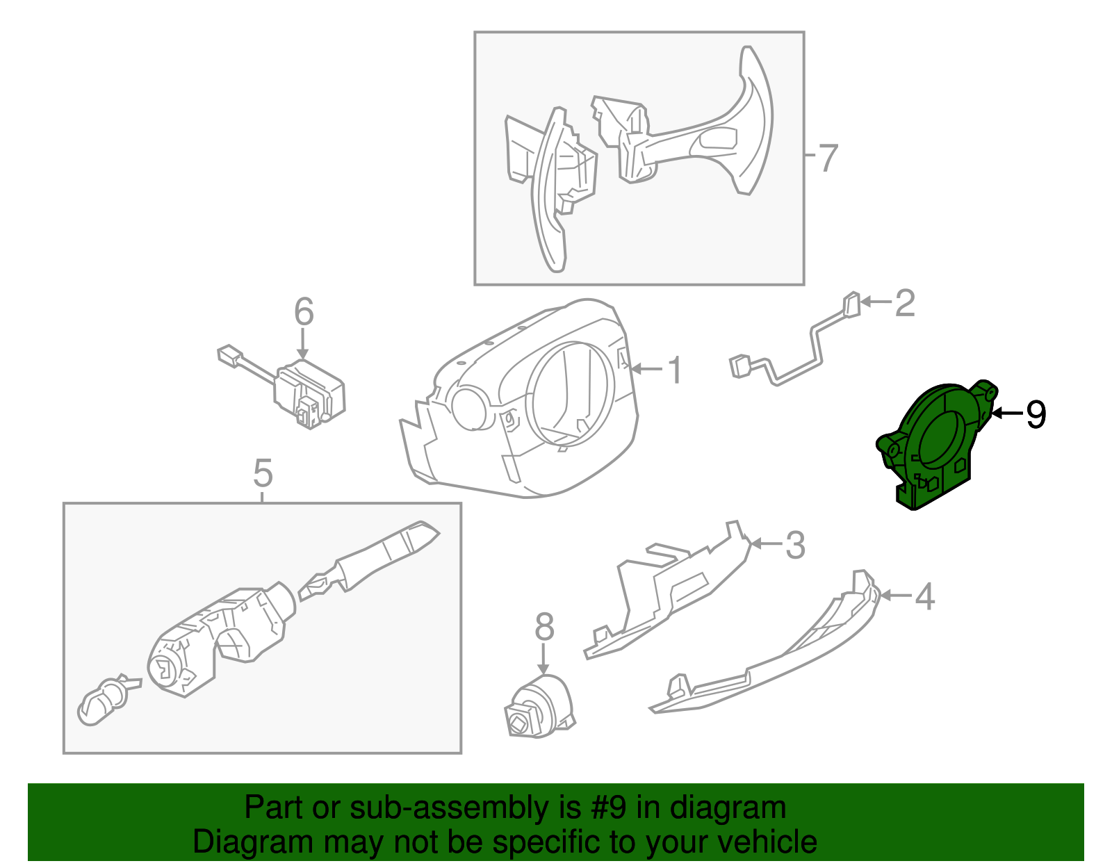 2007-2010 Infiniti Angle Sensor 47945-JK00A | INFINITI OF WEST CHESTER